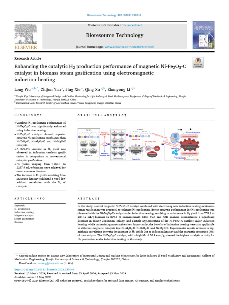 Bioresource Technology: Research Article | PDF