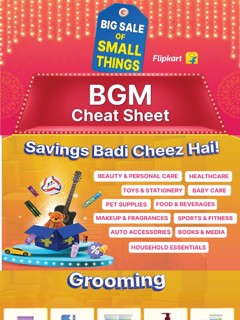BSoST_BGM CheatSheet | PDF