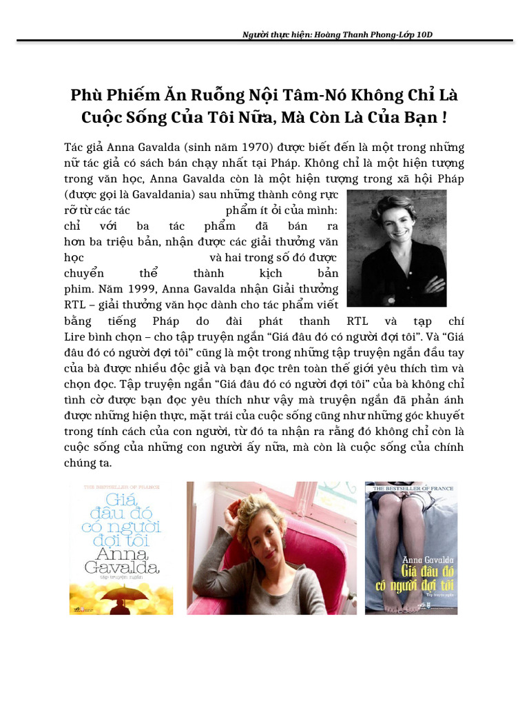 Phù Phi M Ăn Ru NG N I Tâm-Nó Không CH Là Cucsngcatôina, Màcònlàcabn! | PDF