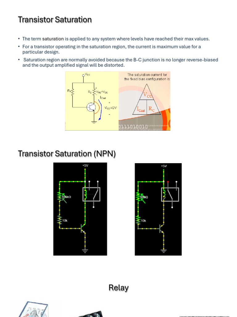 Transistor Saturation | PDF