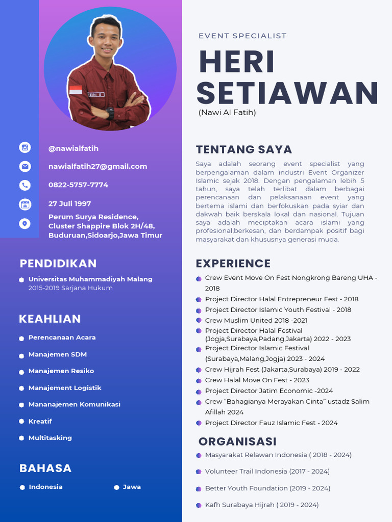 CV Heri Setiawan | PDF