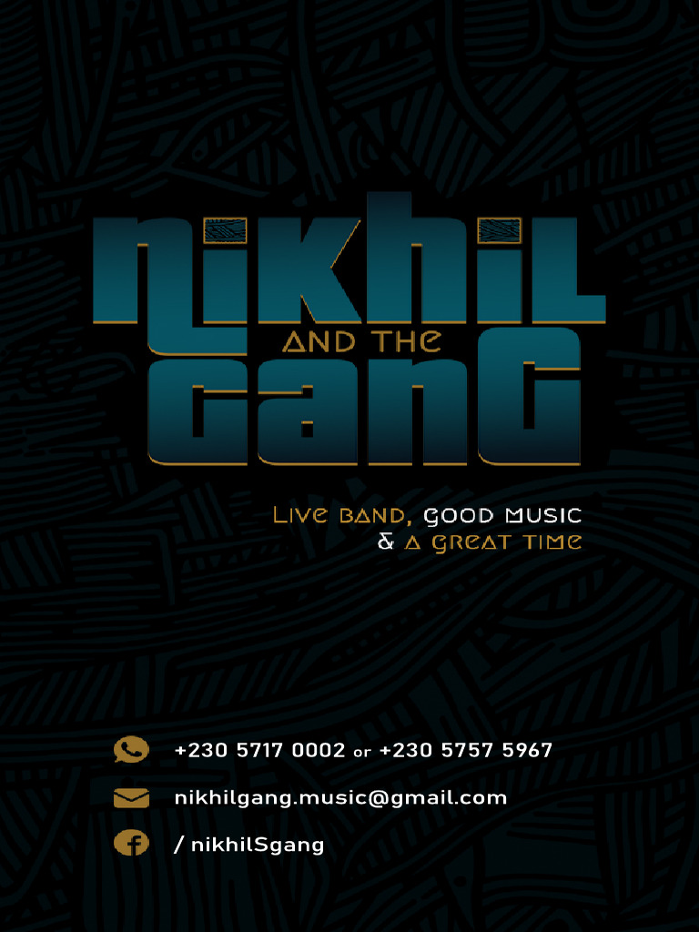 Contact Card Nikhil & Gang | PDF