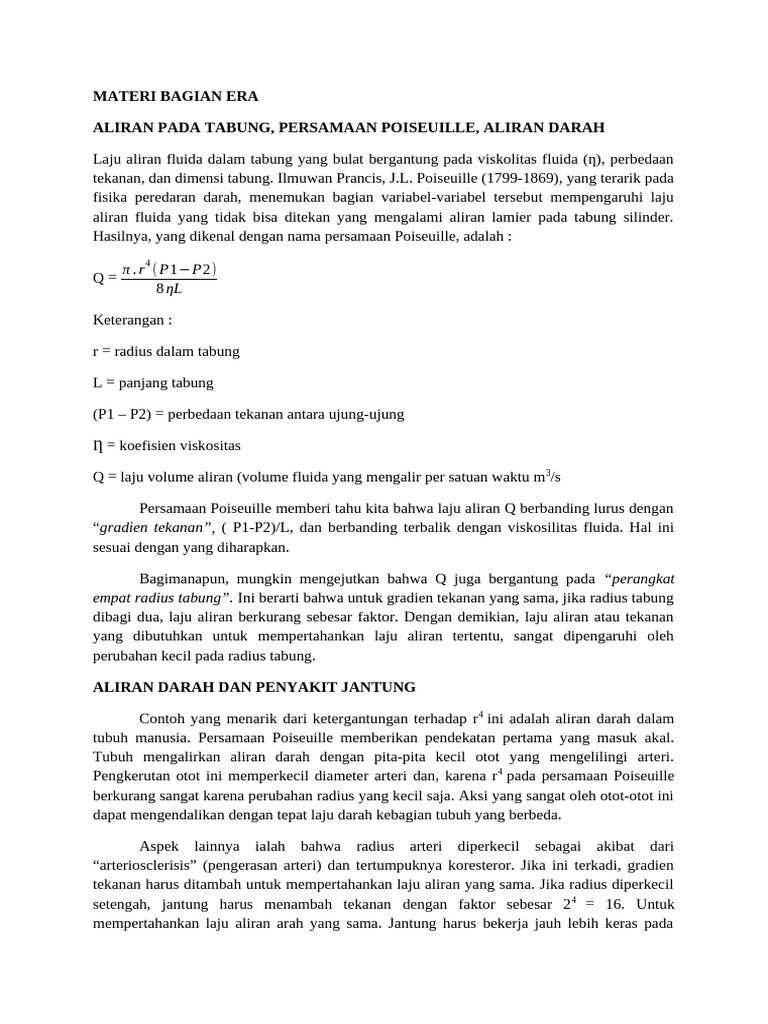 Biofisika Materi Bagian Era | PDF