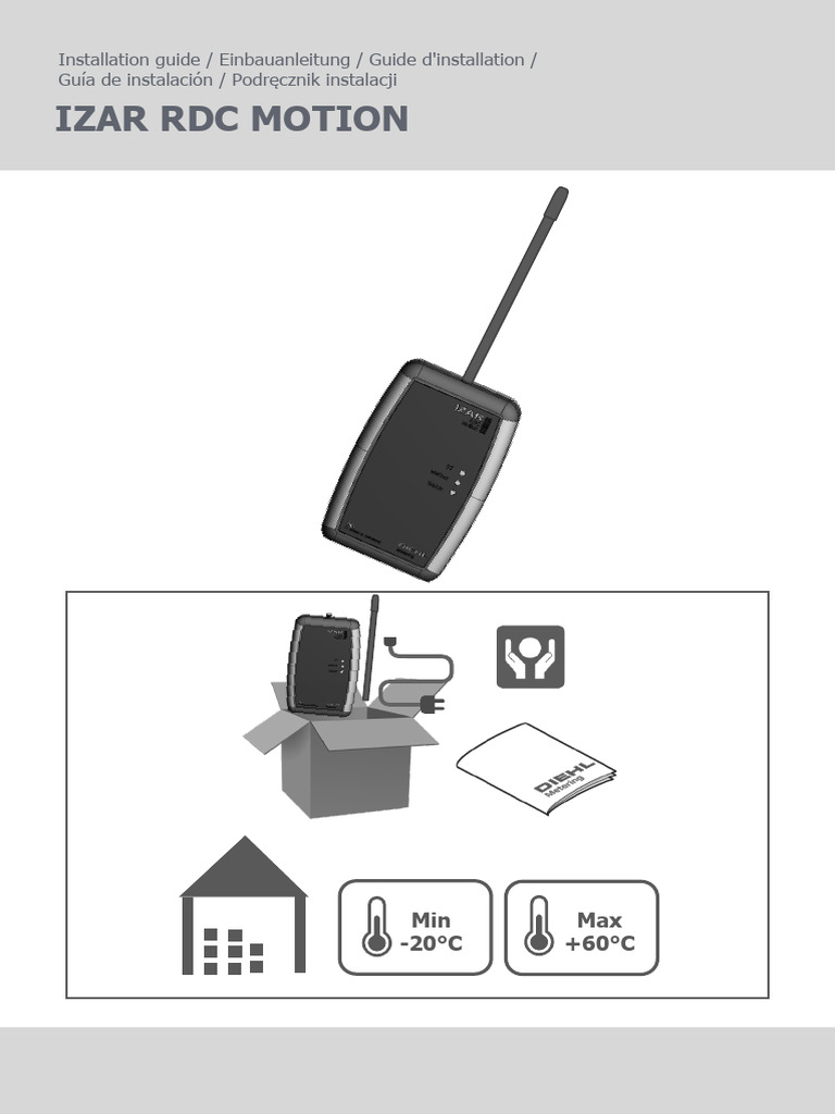 InstallationGuide IZAR RDC MOTION Source | PDF