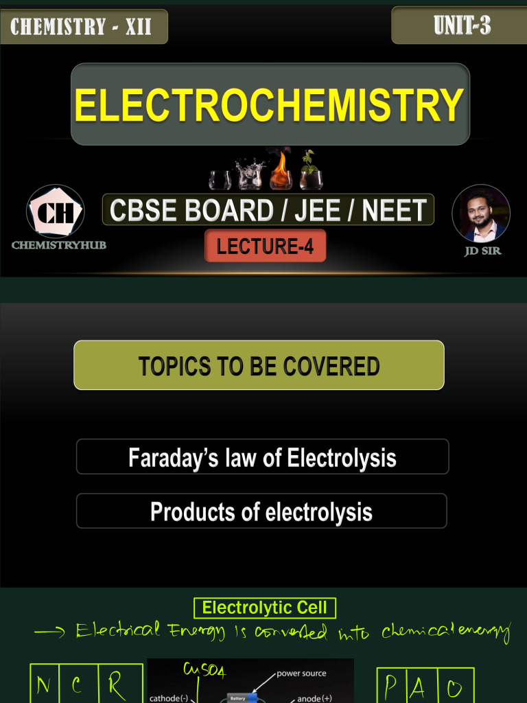 Electrochemistry Lec 4 | PDF