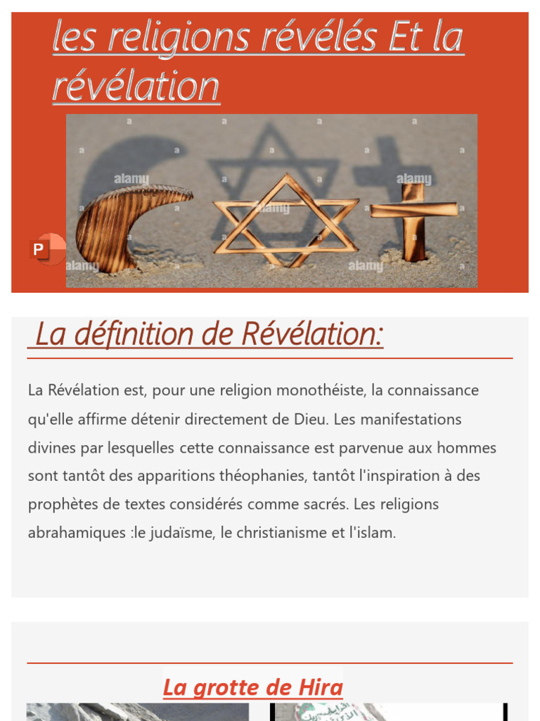 Les Religions Révélés Et La Révélation | PDF