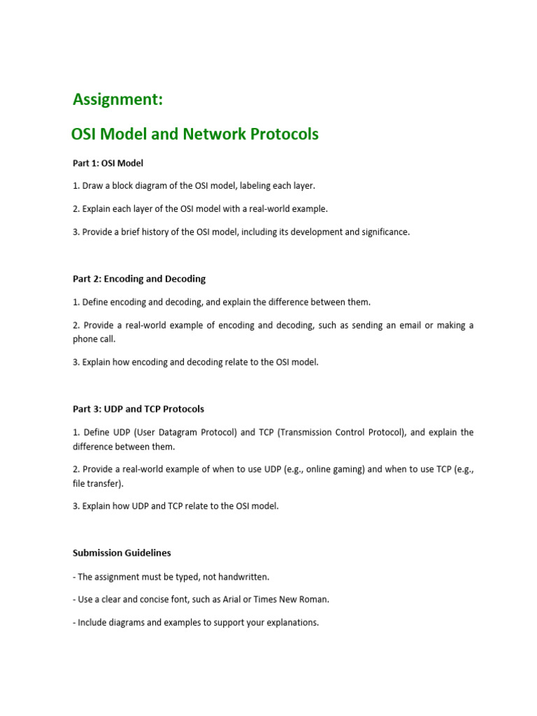 ICS-1 Assignment | PDF