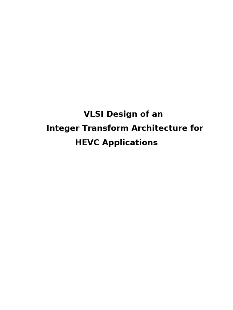 Bit Plane Decomposition Matrix Based Vlsi Pdf