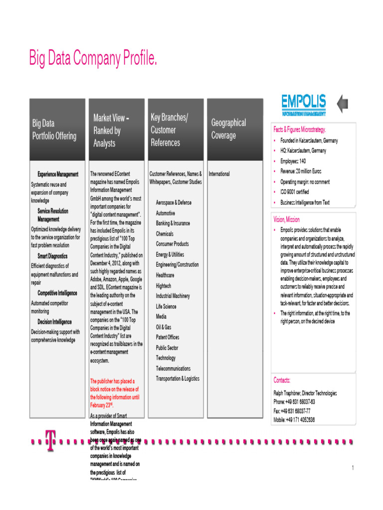 Partner Profil - Empolis | PDF