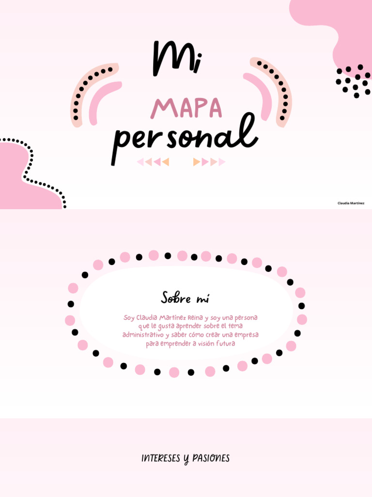 Exposición mapa personal | PDF