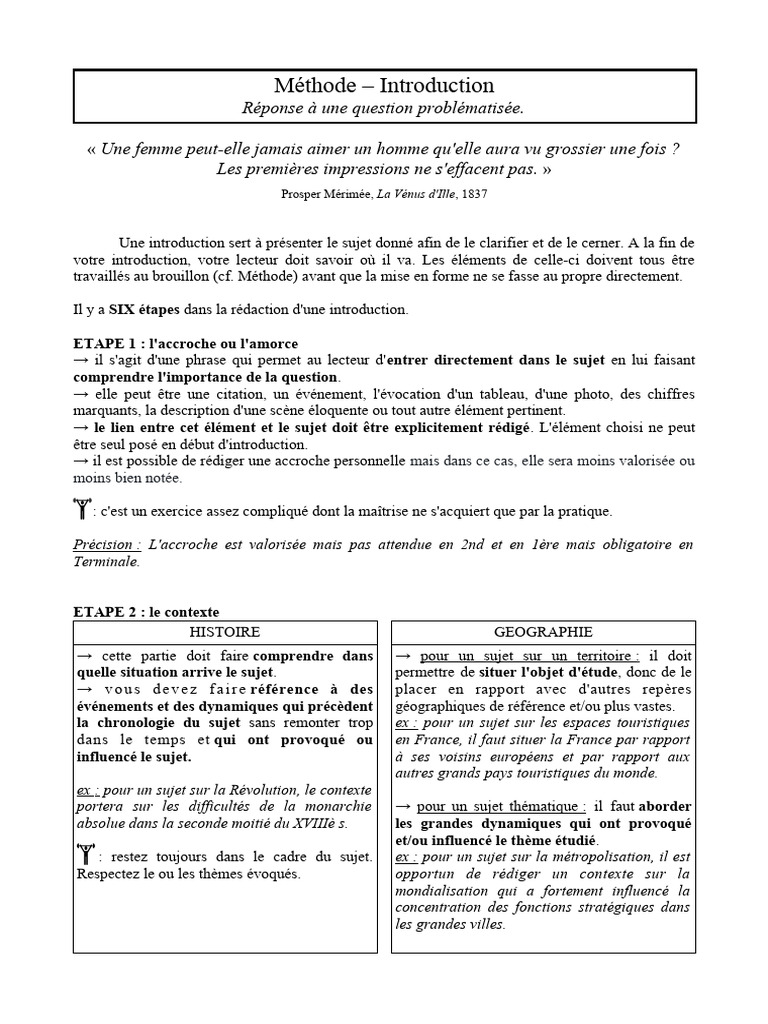 Méthode - RQP 2 - Intro | PDF