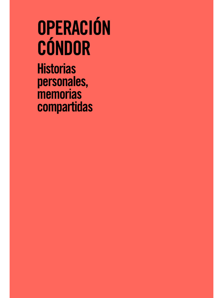 Operacion Condor Libro Final | PDF