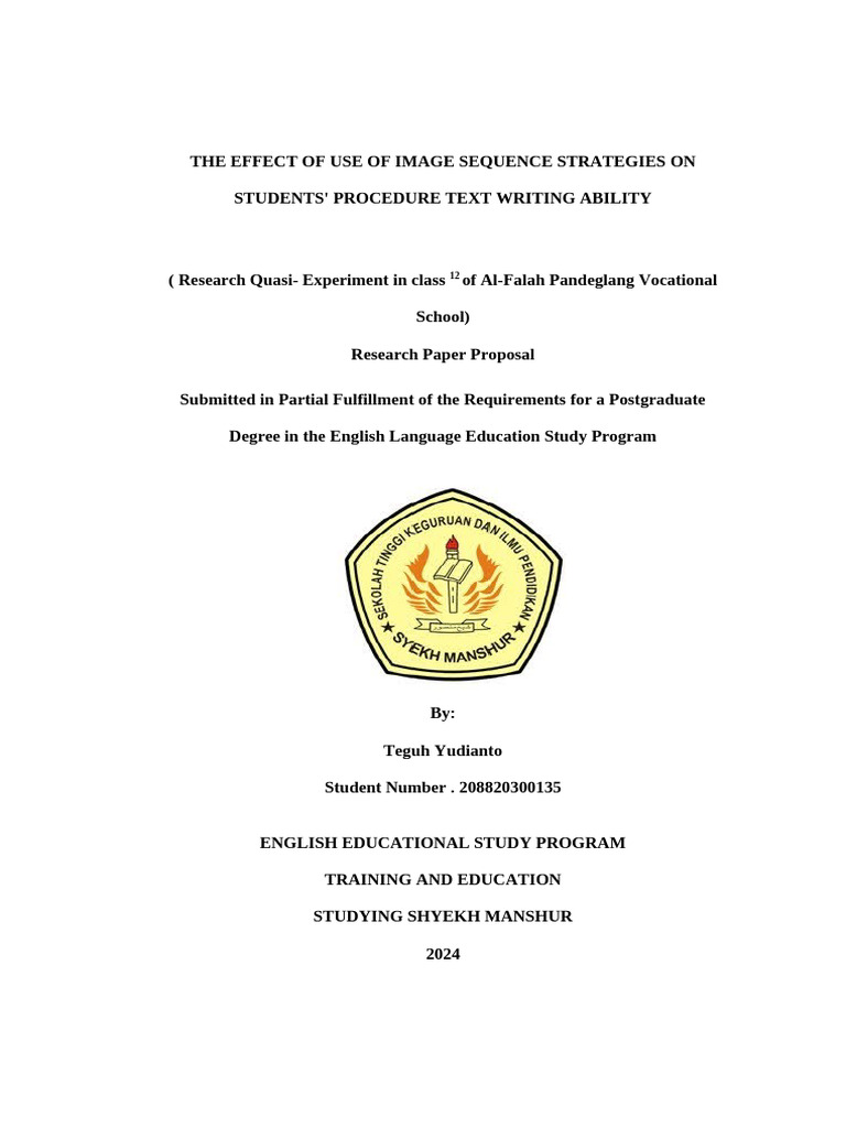 PROPOSAL BAB 3 nomor dan referensi (1) | PDF