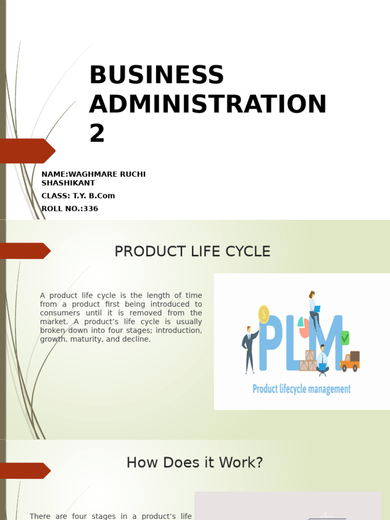 Business Administration 2: Name:Waghmare Ruchi Shashikant ROLL NO.:336 | PDF