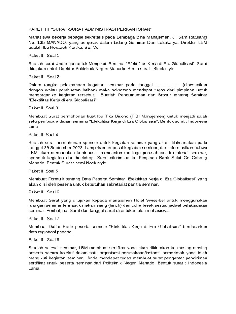 Sec Project Topik I Paket III | PDF