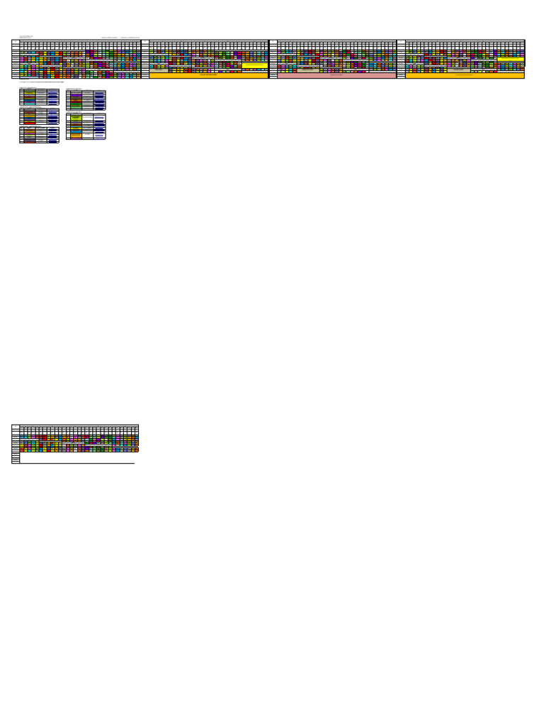 SJIS Master Timetable 2023 Semester 2 2023 Version 1.4 | PDF