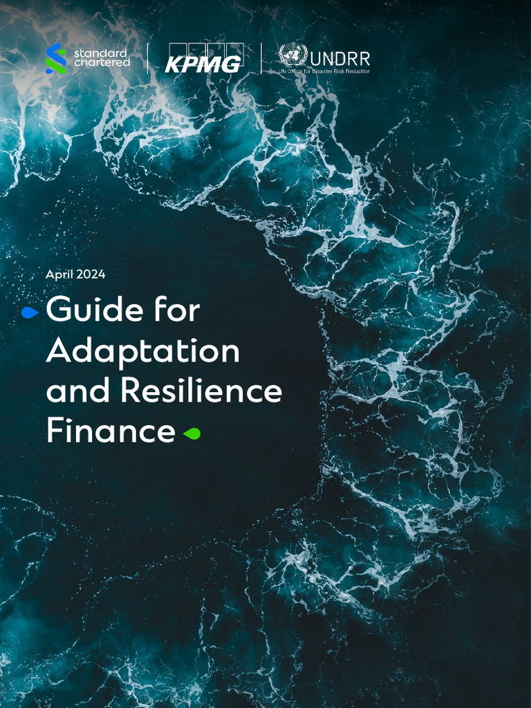 Standard Chartered Bank Guide For Adaptation and Resilience Finance ...