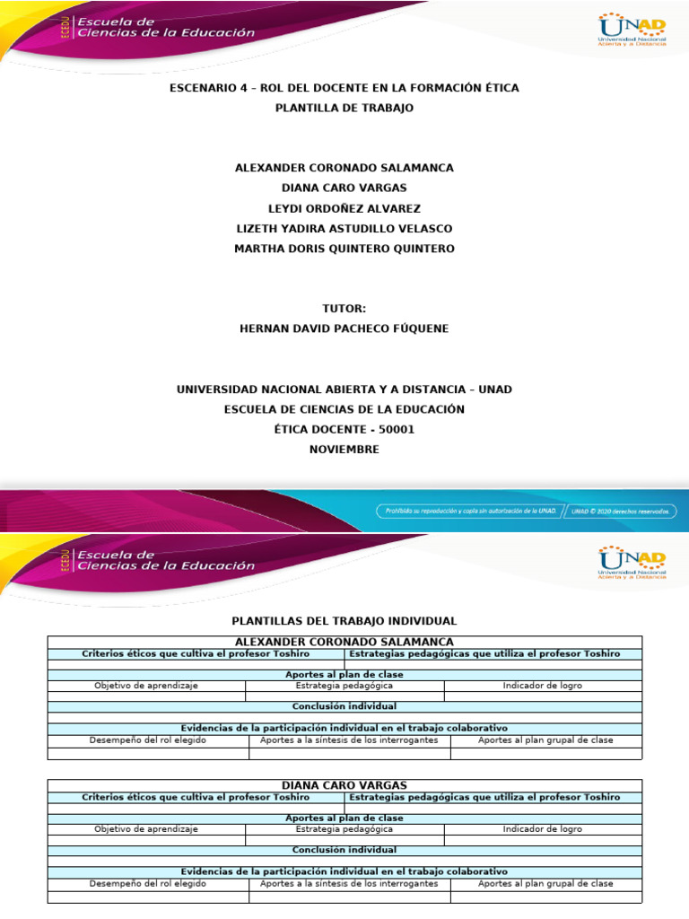 Escenario 4 - 50001 - 121 | PDF | Maestros | Pedagogía