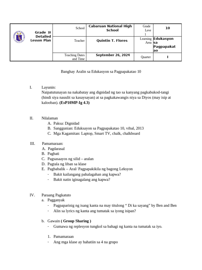 DLP ESP 10 Sep 26 (A) '24 | PDF