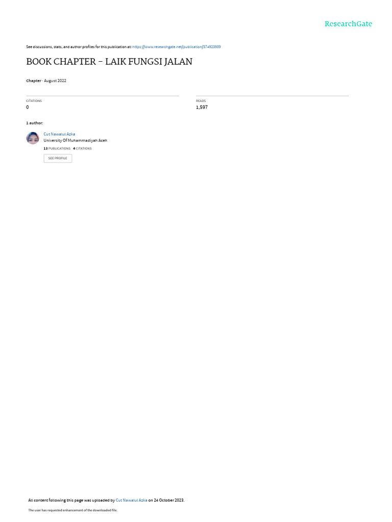 Laik Fungsi Jalan | PDF