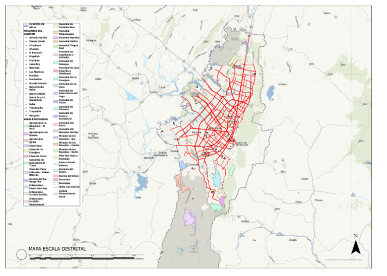 Mapa Escala Distrital | PDF