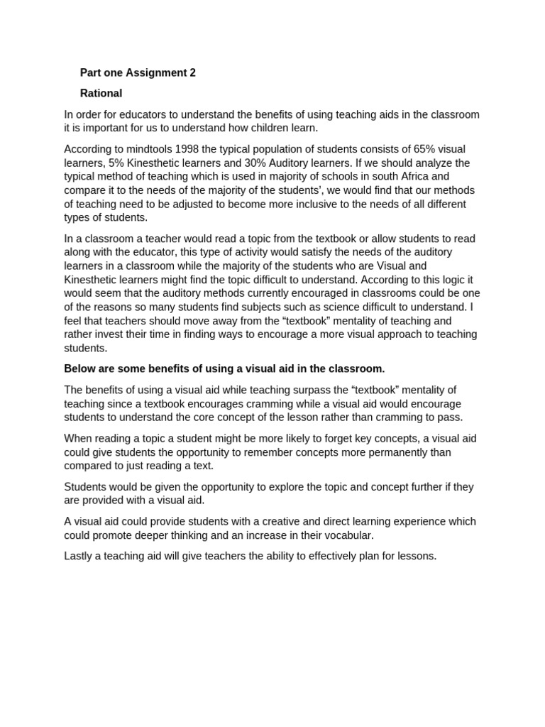 NSTI Assignment 2 Part 1 Rational | PDF