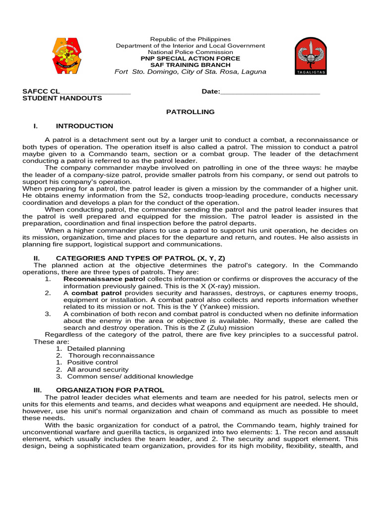Handouts | PDF | Reconnaissance | Technology & Engineering