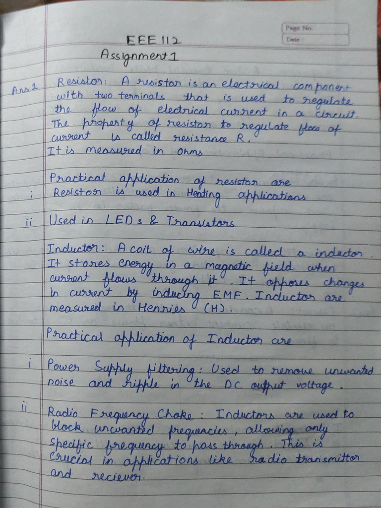 Eee Assignment | PDF