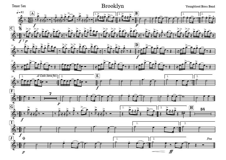 Brooklyn - Tenor Sax | PDF