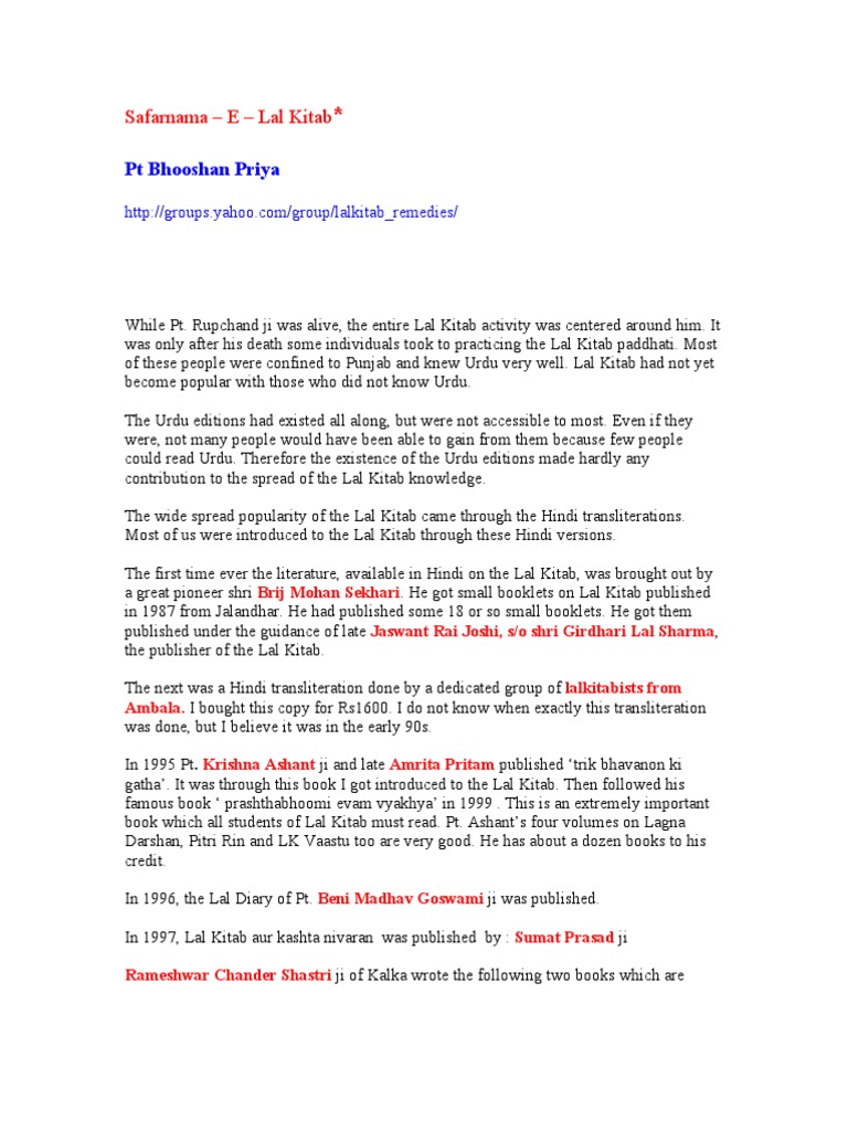 Evolution of Lal Kitab Literature | PDF | Astrology | Languages