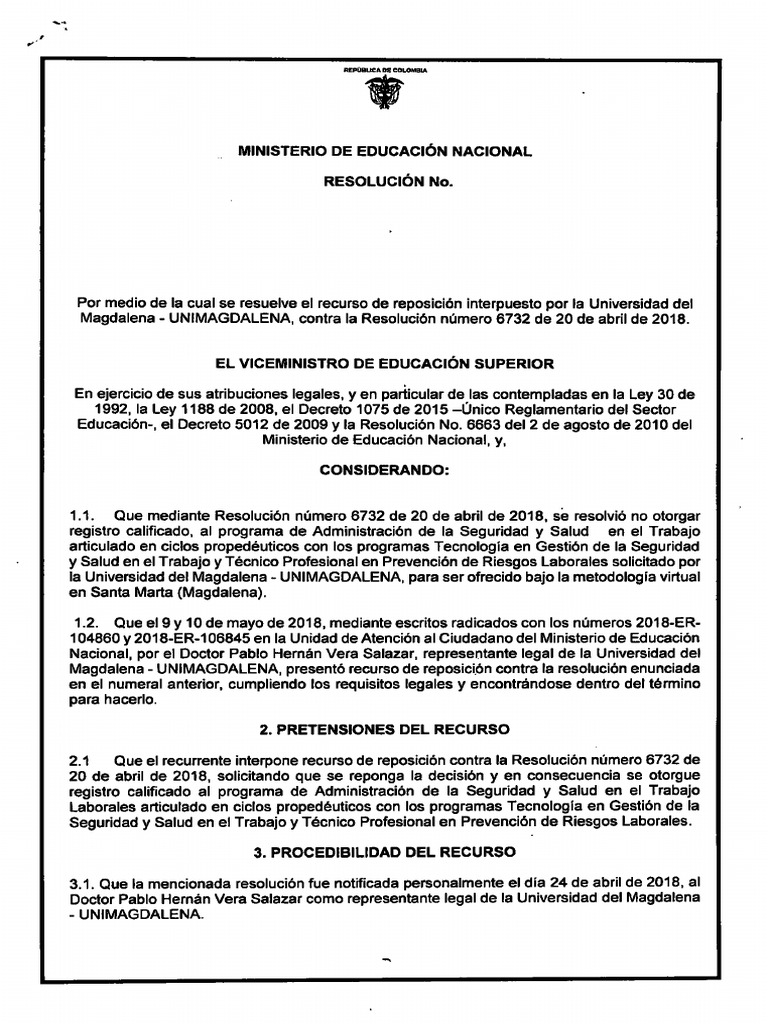 Registro Calificado Pdf