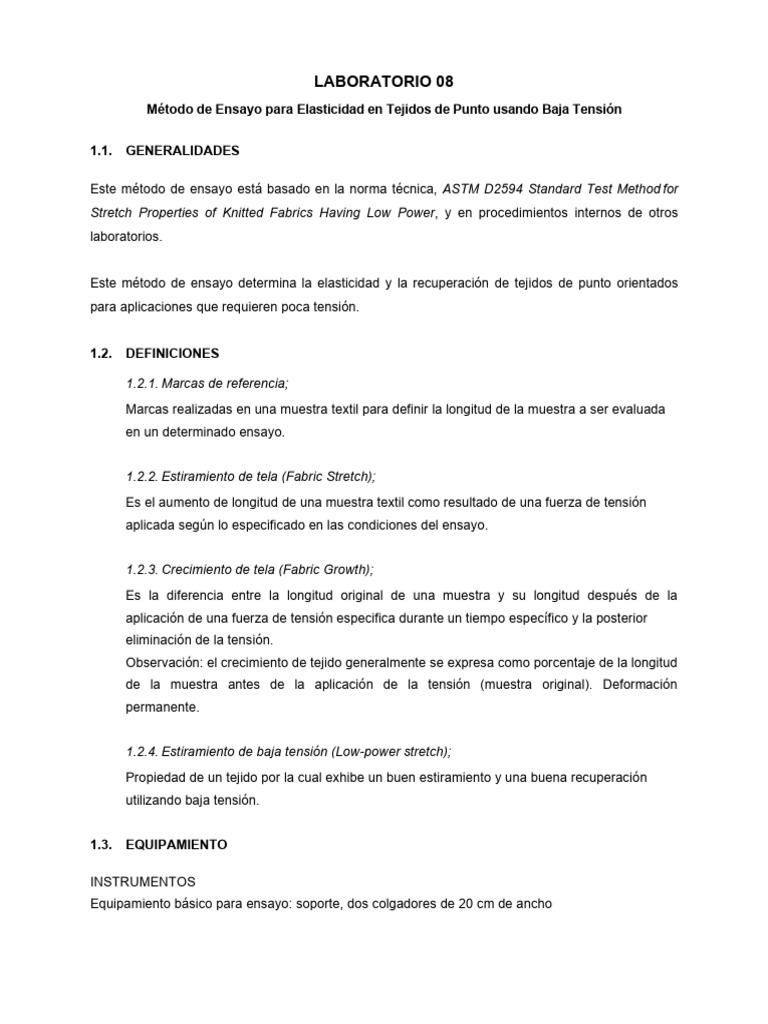 PIT52 Practica Laboratorio 08 ASTM D2594 | PDF | Semantic Units ...