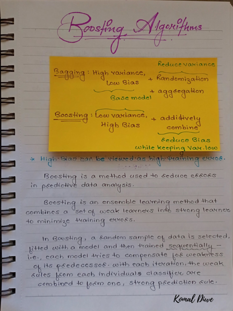 Boosting Algorithm | PDF