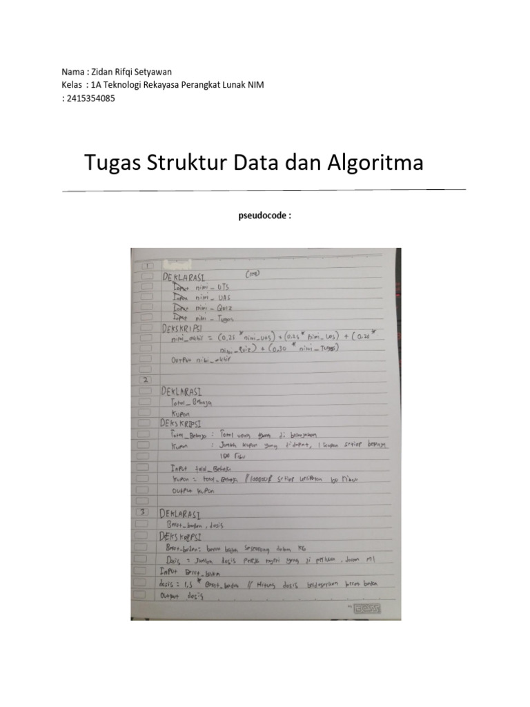 Struktur Data Algoritma | PDF