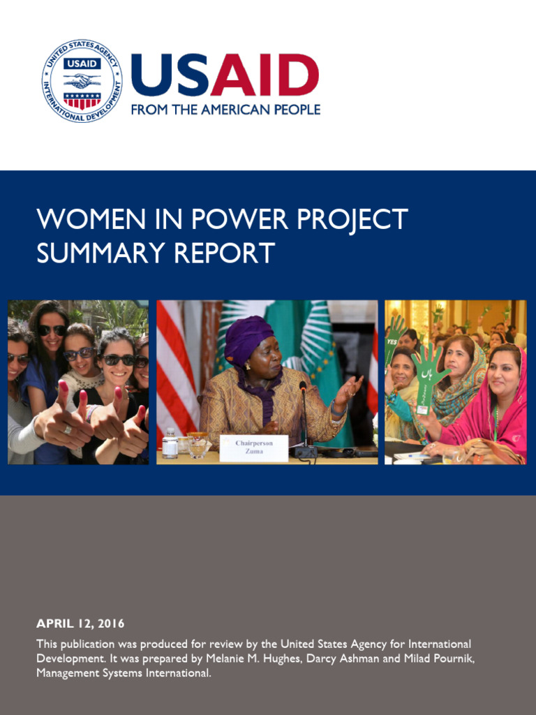 USAID WiP Summary Report - FINAL | PDF