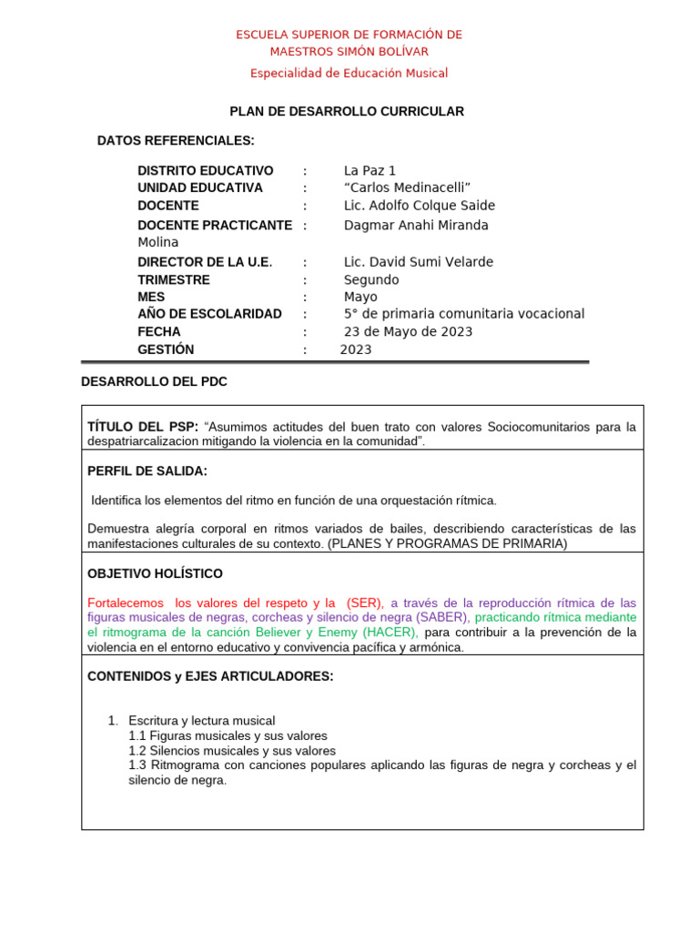 pdc 5to Anahi final | PDF