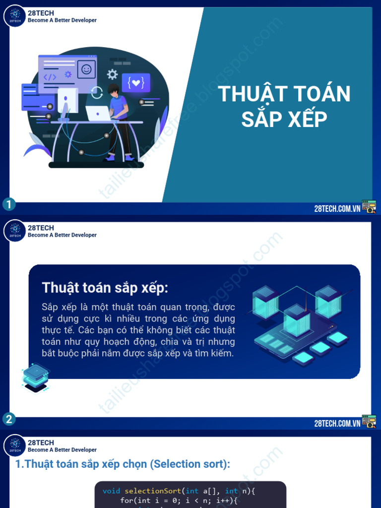 THUẬT TOÁN SẮP XẾP | PDF