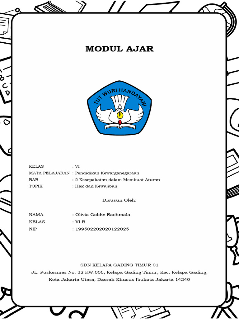 MODUL AJAR_SUPERVISI_TTD | PDF
