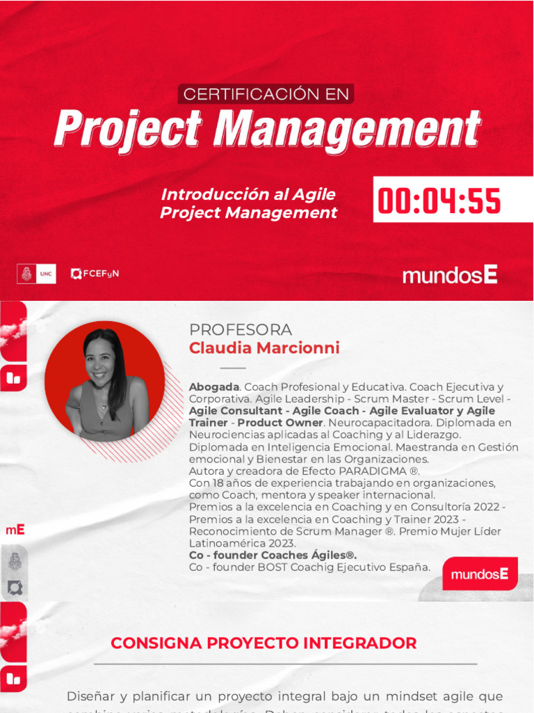 Presentación - Introducción Al Agile Project Management | PDF
