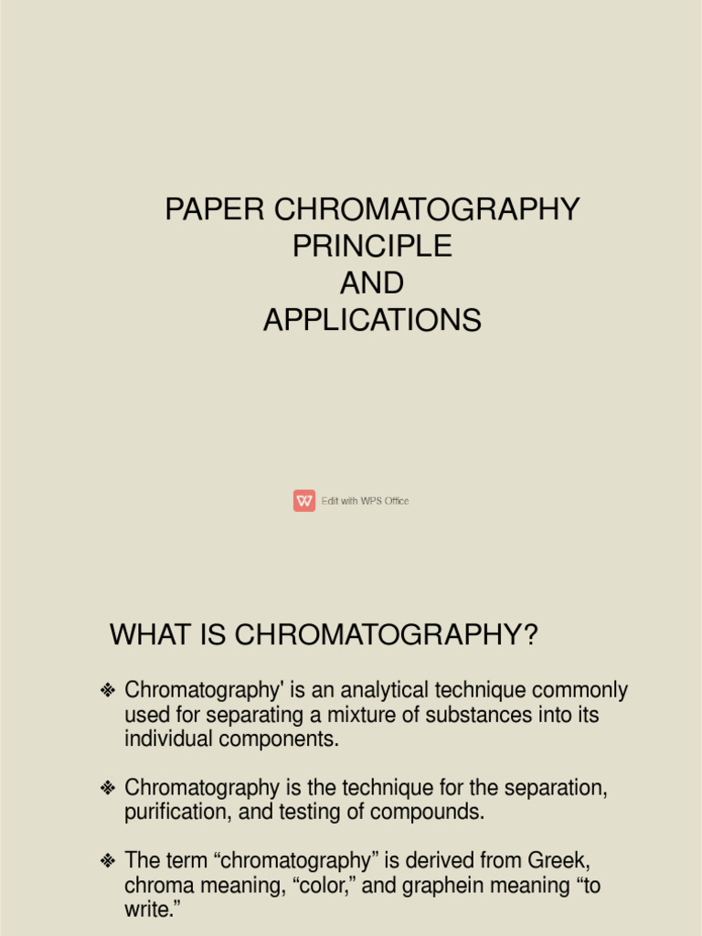 Chromatography | PDF