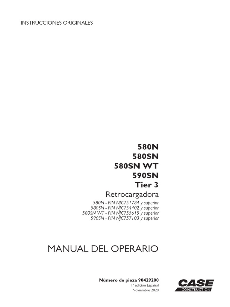 Case 580N | PDF