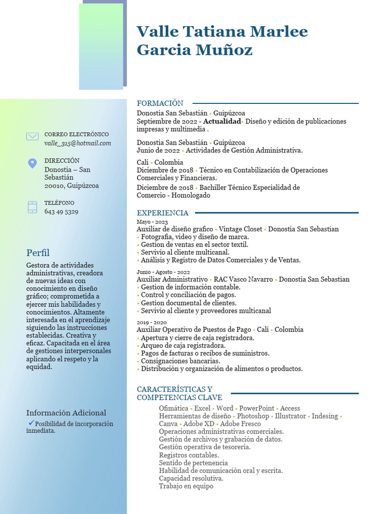 Vallegarcia Curriculumvitae | PDF