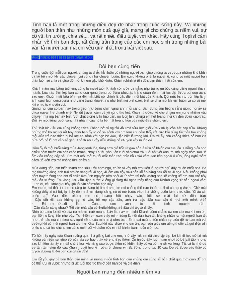 VĂN MẪU THAM KHẢO | PDF