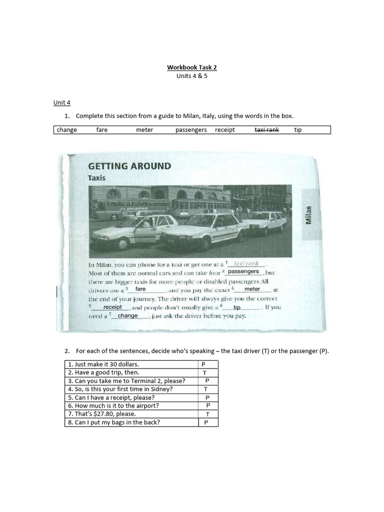 Workbook Task 2 | PDF