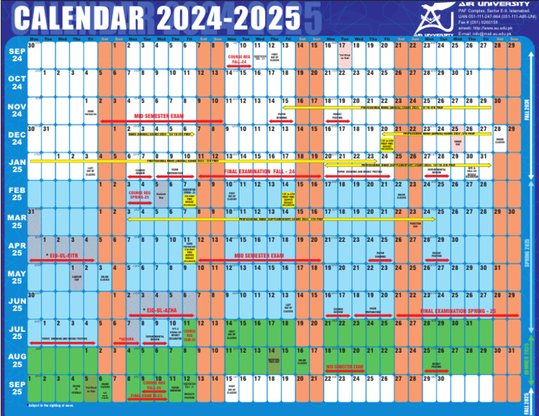 Academic Calendar 2024 25 Updated | PDF