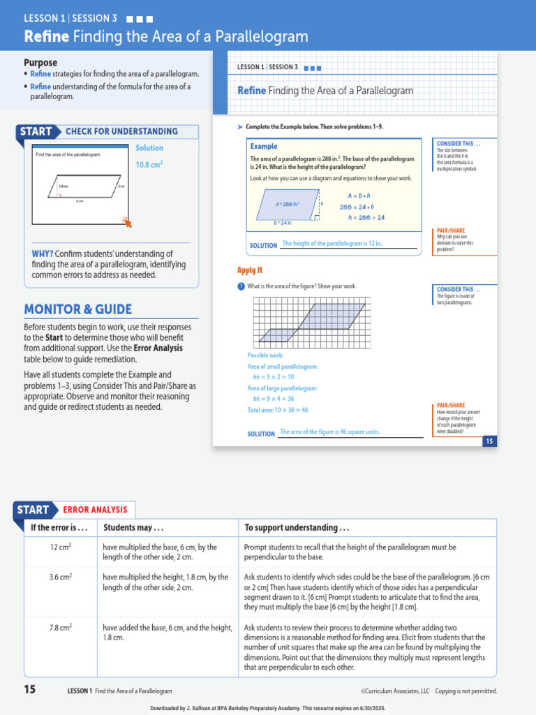 Lesson 1 Session 3 | PDF
