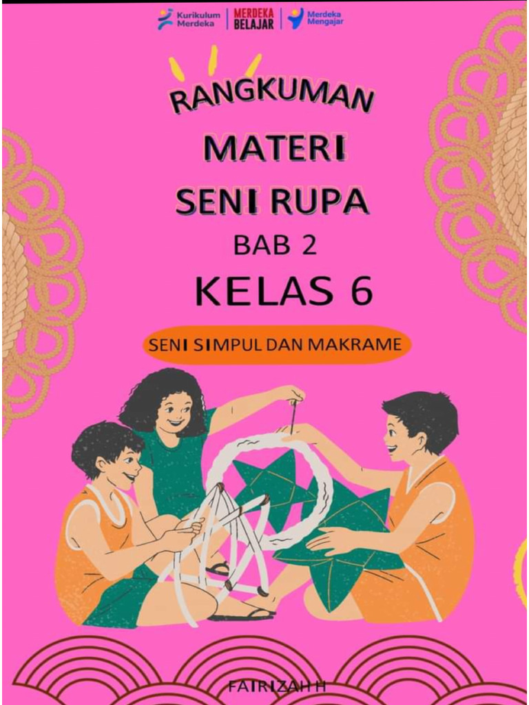 Kls 6 Rangkuman Seni Rupa Bab 2 | PDF