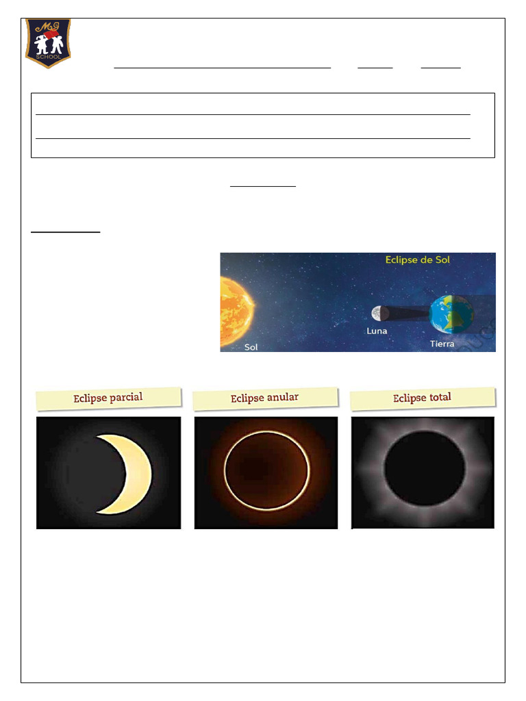 ciencias 3° los eclipses | PDF