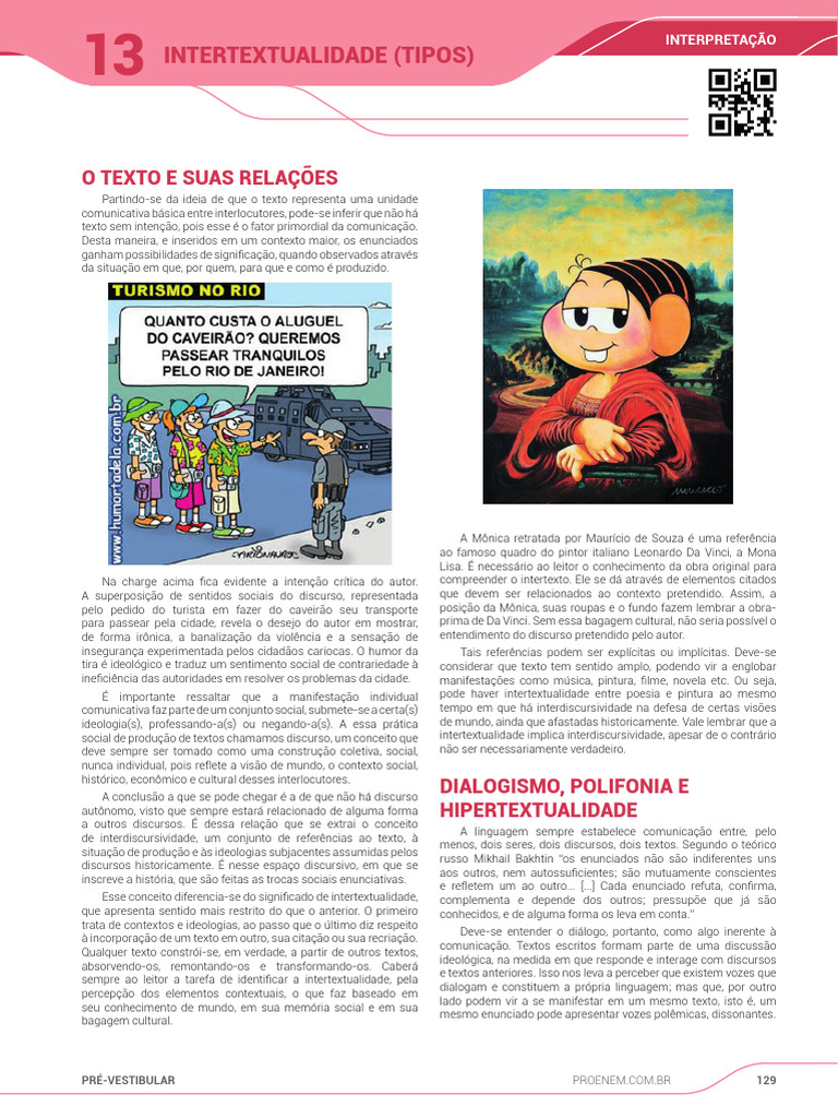 Intertextualidade II - Tipos | PDF