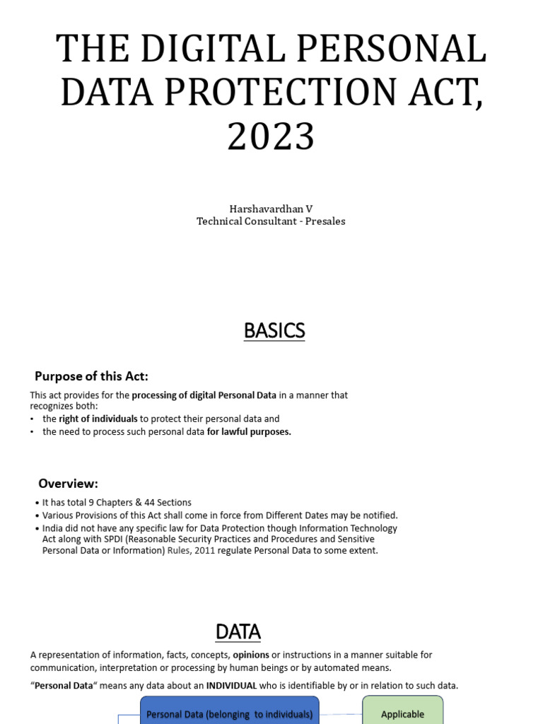 DPDP Act 2023 | PDF